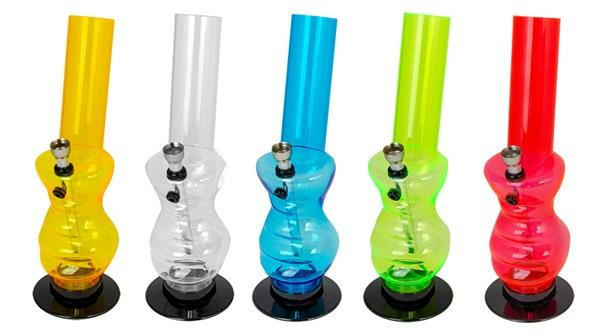 Joystick Hand Grip Acryl Bong 26cm - BREAKshop.ch
