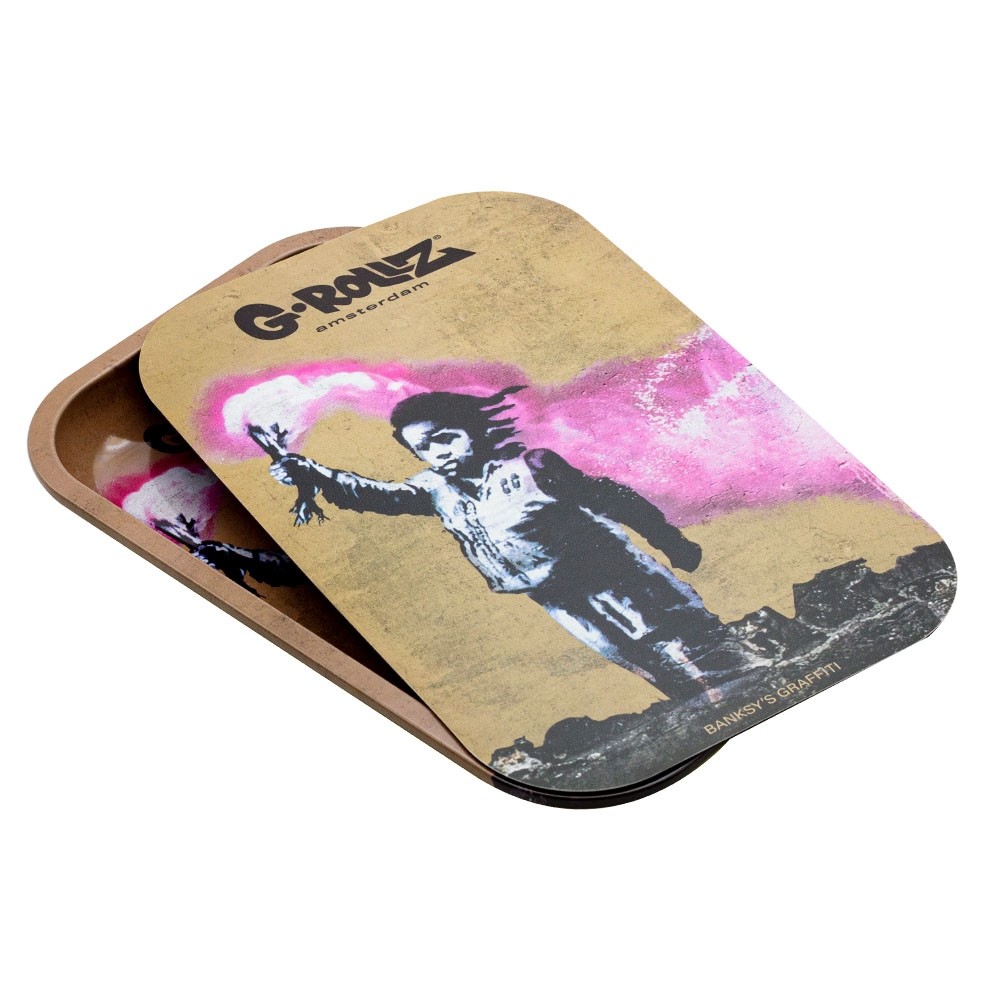 G-ROLLZ Banksy's Graffiti Torch Boy Magnet Cover