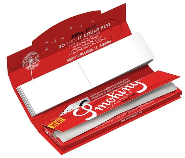 Smoking Red Thinnest KS Papers & Filter - BREAKshop.ch